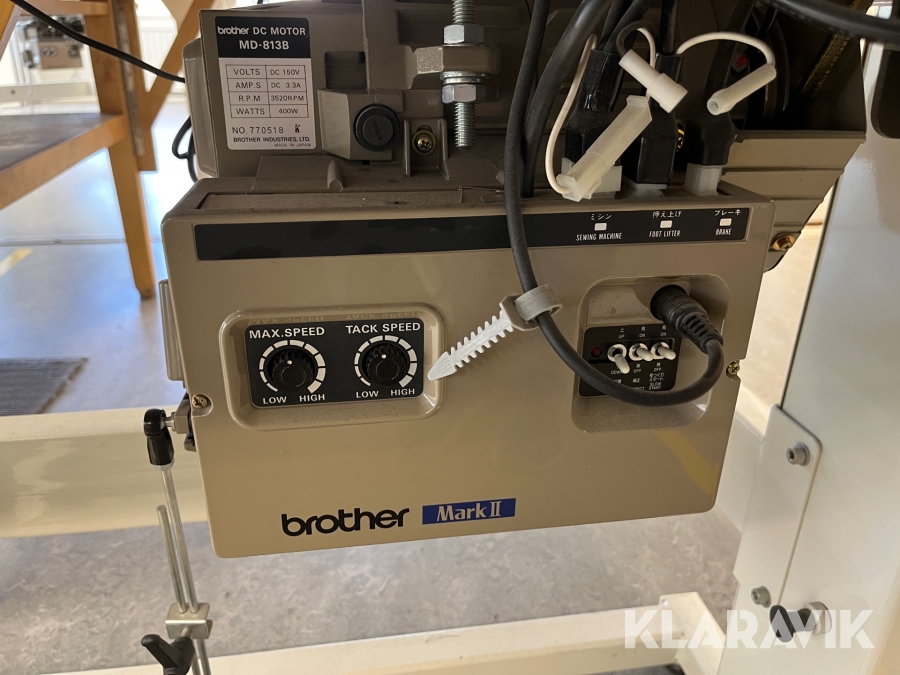 Industrisymaskin Brother Exedra DB2-B737-913, Örebro, Klarav