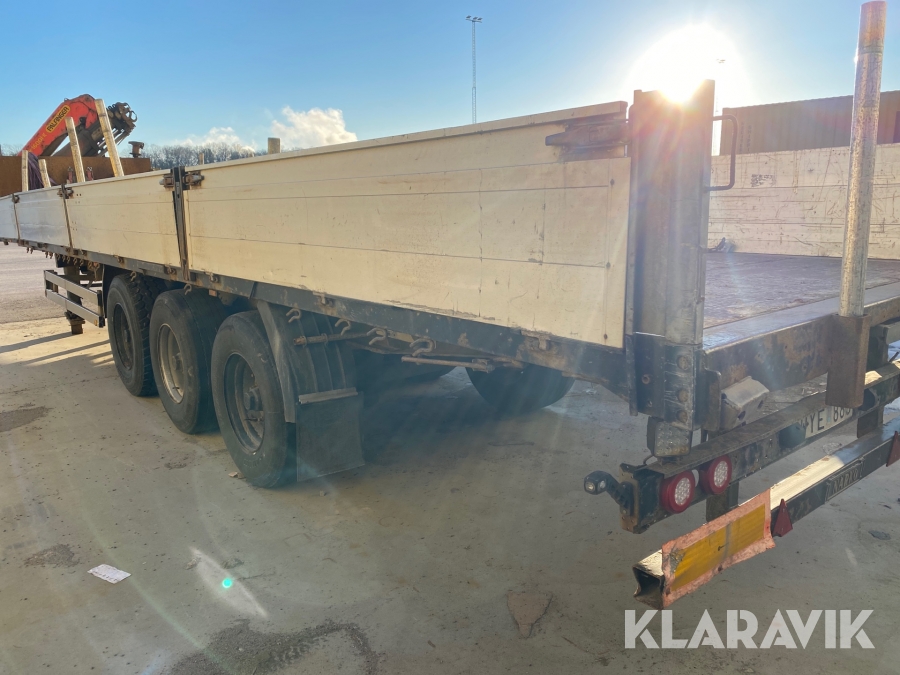 Krantrailer Närko S3HP21C11, Norrköping, Klaravik auktione