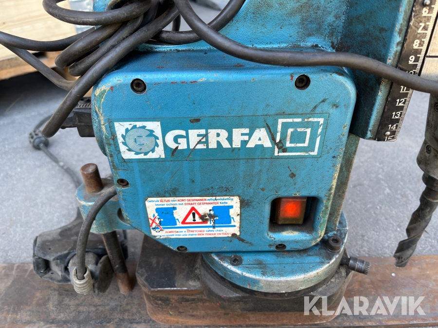 Magnetborrstativ Gerfa L32CP, Upplands Väsby, Klaravik aukti