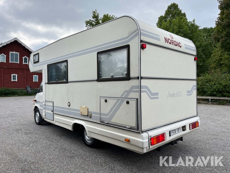 Husbil Mercedes-Benz Nordic 625, Stockholm, Klaravik auktion