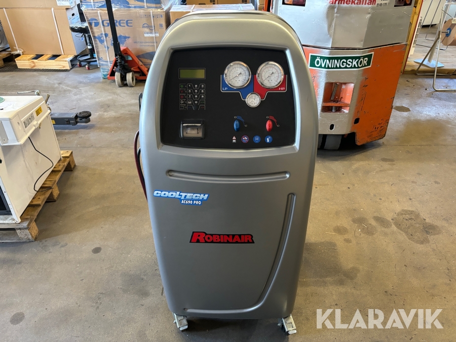 AC Maskin Robinair Cooltech AC690 Pro, Tranås, Klaravik aukt