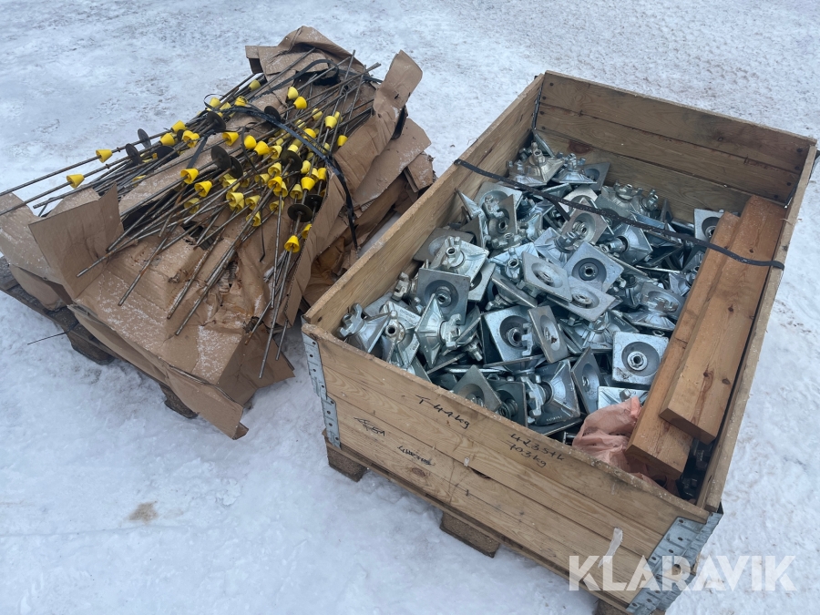 Formlås och distanser för väggjutning, Skellefteå, Klaravik