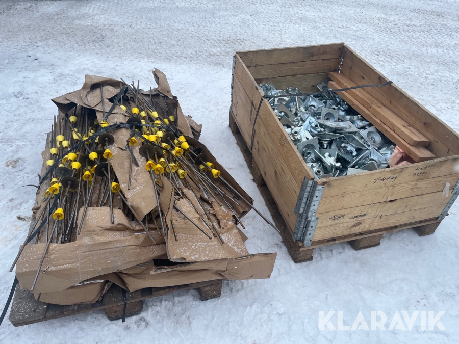 Formlås och distanser för väggjutning, Skellefteå, Klaravik