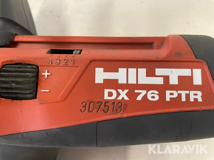 Klaravik Auktioner | Bultpistol patron Hilti DX 76 PTR