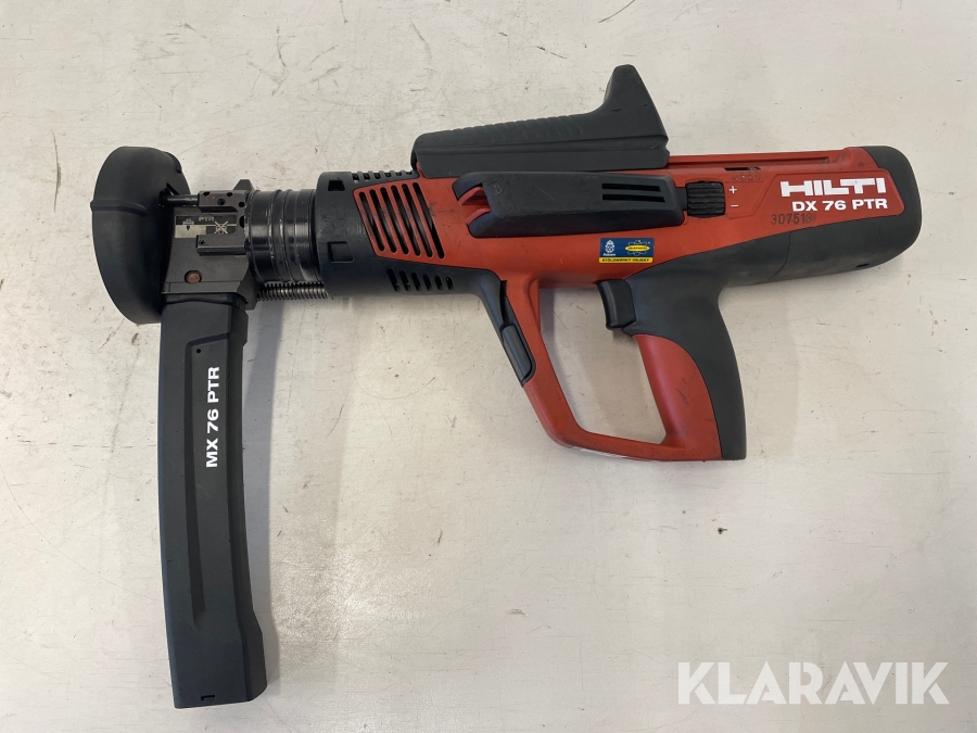 Klaravik Auktioner | Bultpistol patron Hilti DX 76 PTR