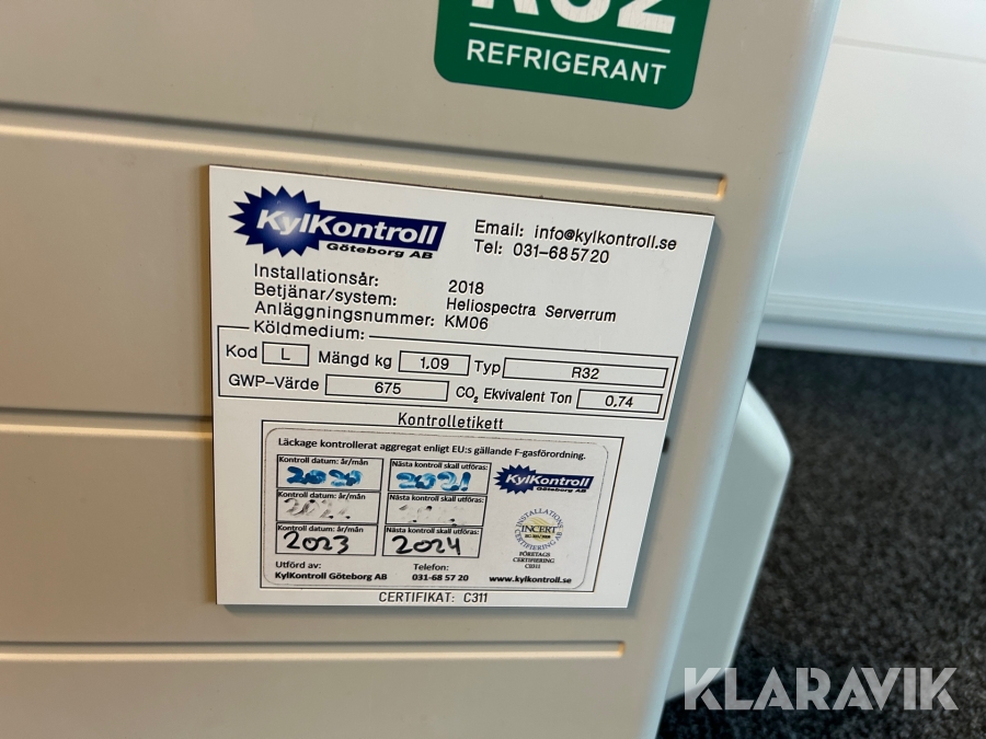 AC / kyla Panasonic CU-Z25TKEA /, Göteborg, Klaravik auktion