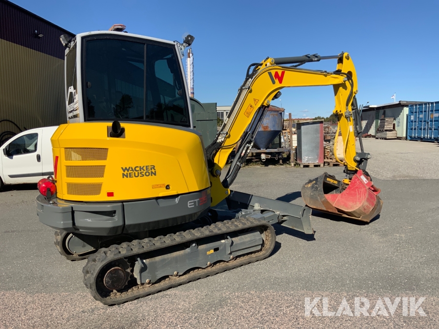 Grävmaskin Wacker Neuson ET 35, Simrishamn, Klaravik auktio