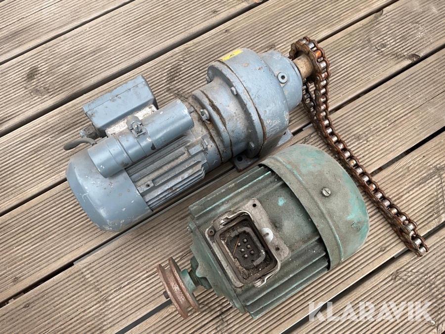 Motorer 3fas, Stockholm, Klaravik auktioner