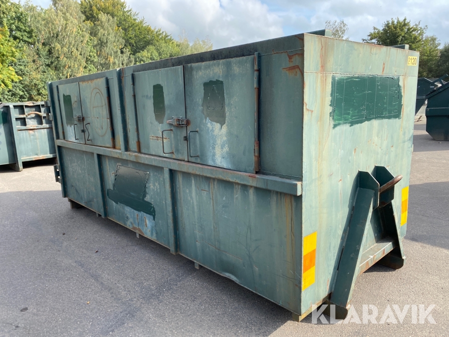 Klaravik Auktioner | Liten lastväxlare Container 13 Kubik
