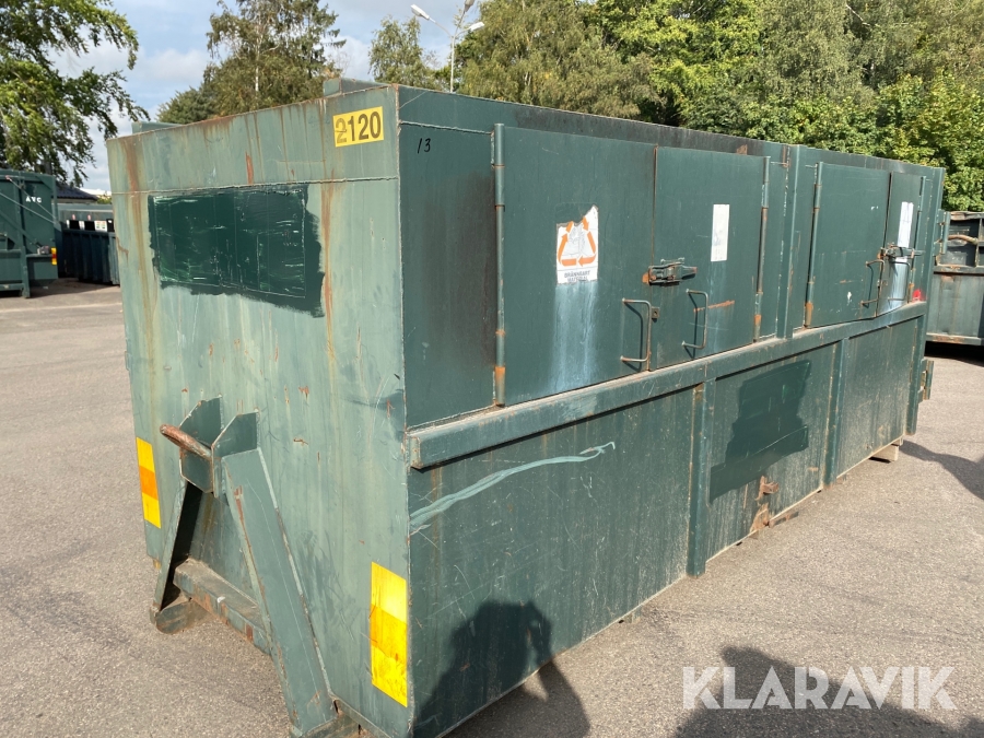 Klaravik Auktioner | Liten lastväxlare Container 13 Kubik