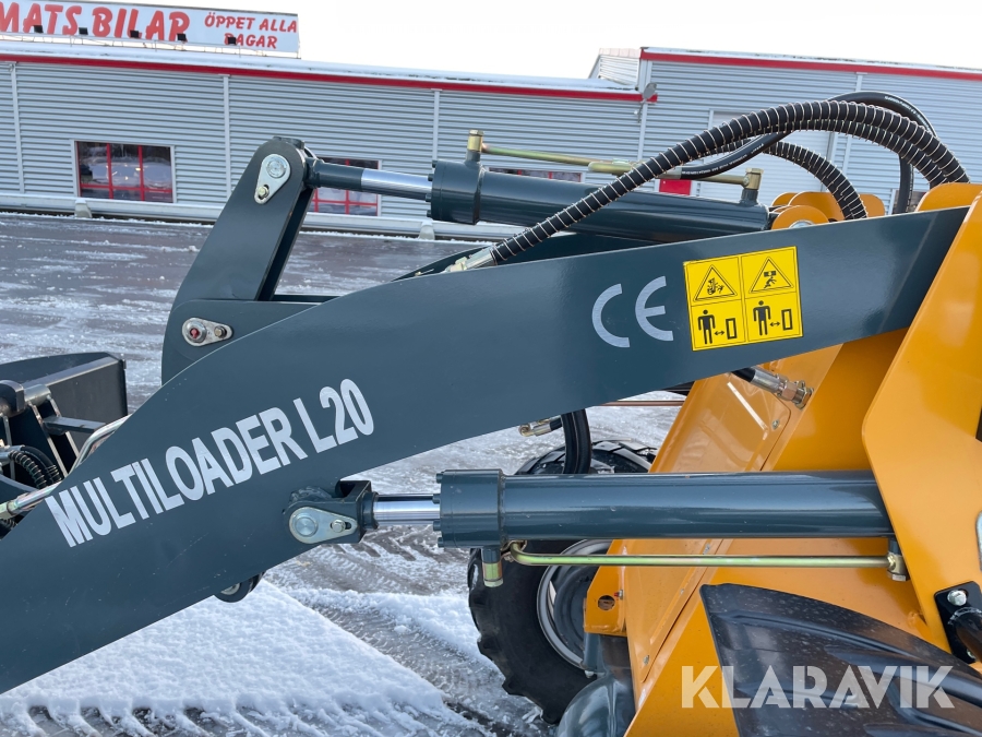 Hjullastare Multiloader L20, Falun, Klaravik auktioner