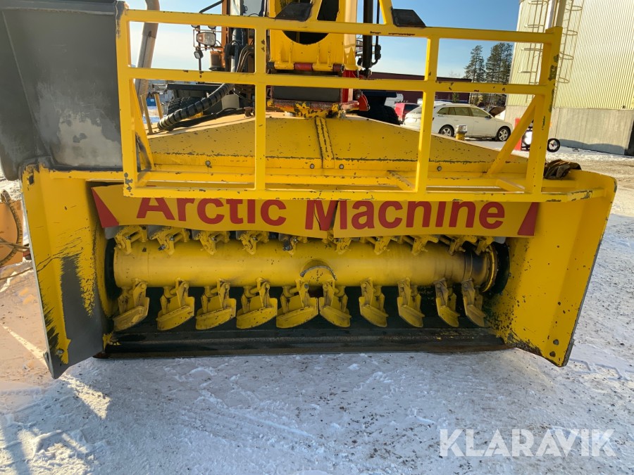 Motordriven snöslunga Artic Machine Am2500 6 cyl Iveco turbo diesel