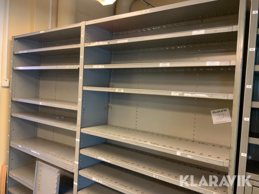 Lagerhyllor, Vännäs, Klaravik auktioner