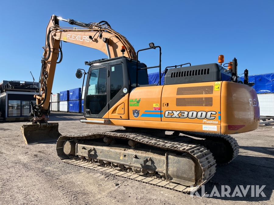 Grävmaskin Case CX300C, Eslöv, Klaravik auktioner