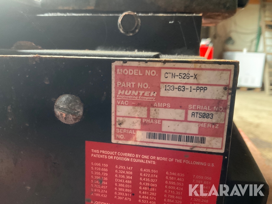 Körbanesax Hunter RX 40, Karlstad, Klaravik auktioner