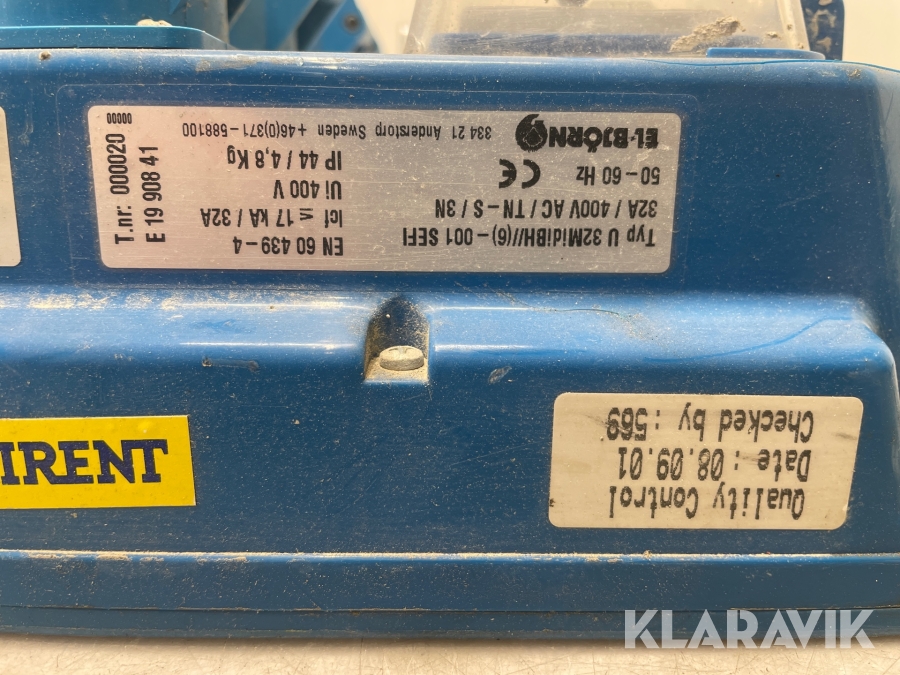 Betonghärdningscentraler El-Björn U32MIDIBH/(6), Svalöv, Kla