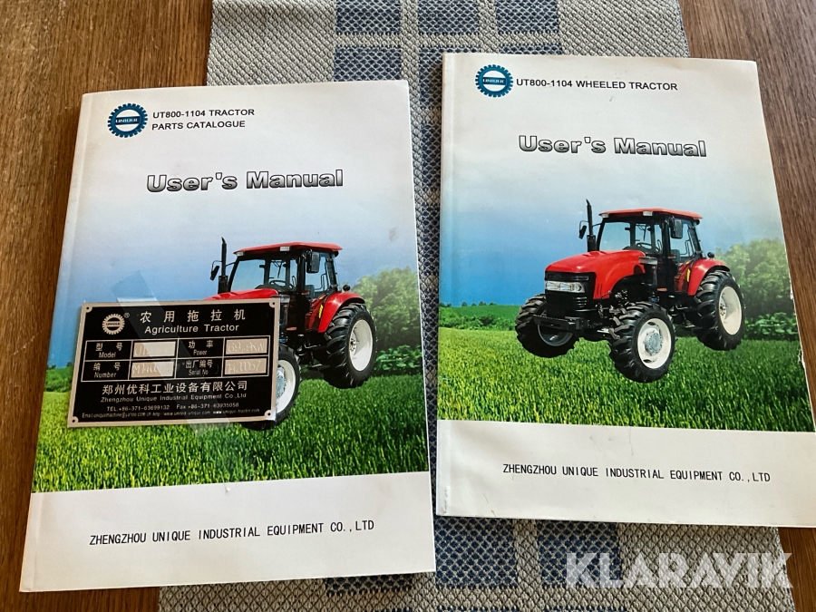 Traktor med lastare Unique Traktor UT954, Strängnäs, Klaravi