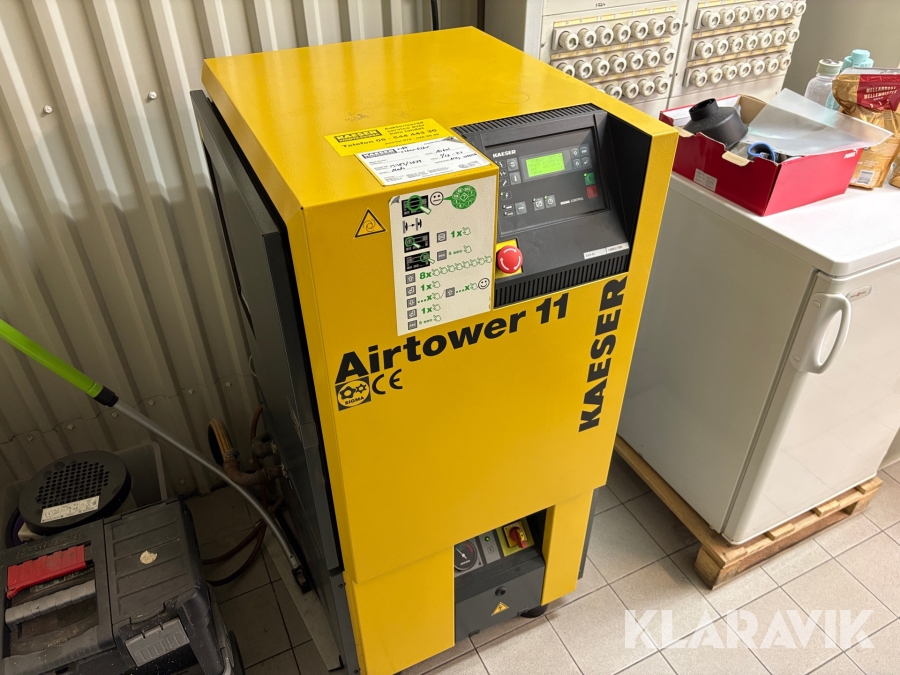 Kompressor Kaeser Airtower 11, Täby, Klaravik auktioner