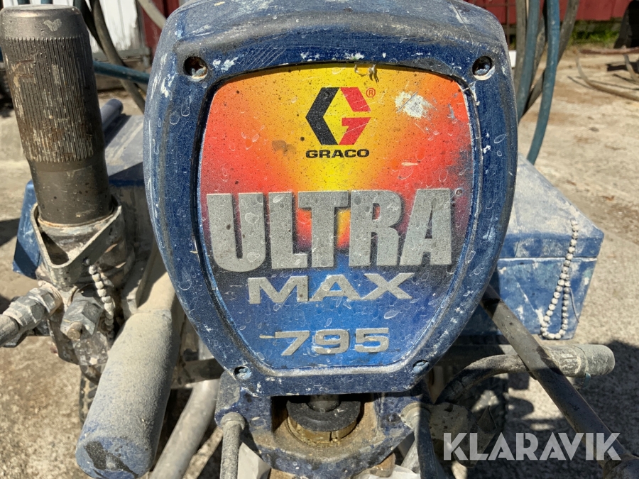 Färgspruta Graco Ultra Max 795, Dorotea, Klaravik auktioner