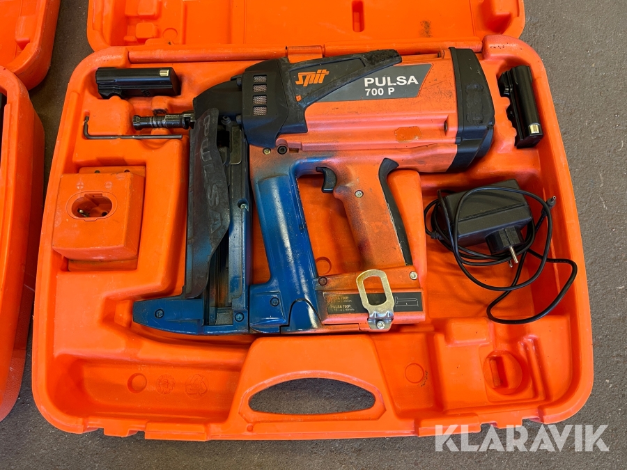 Bultpistol 2 st Spit Pulsa 700P, Gislaved, Klaravik auktione
