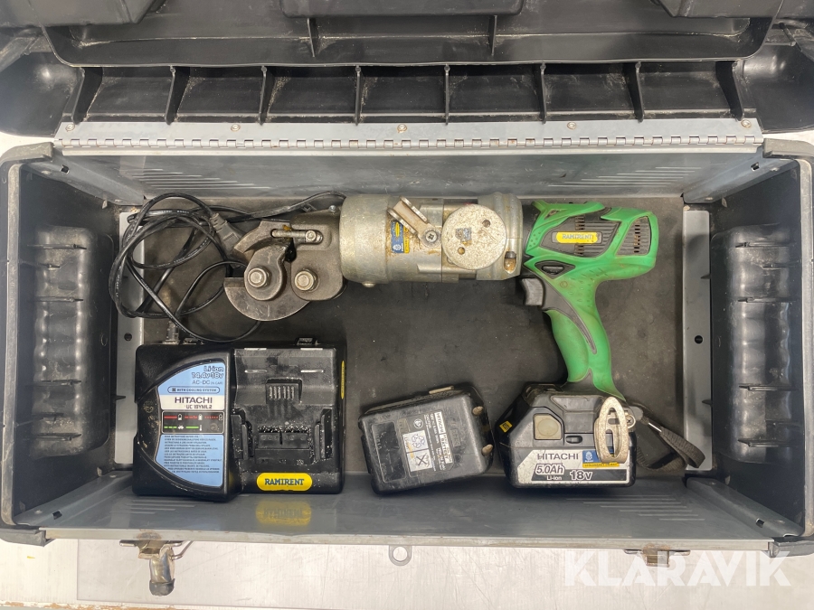 Armeringsklipp Hitachi NB12, Svalöv, Klaravik auktioner