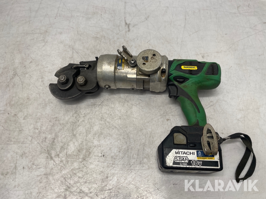 Armeringsklipp Hitachi NB12, Svalöv, Klaravik auktioner