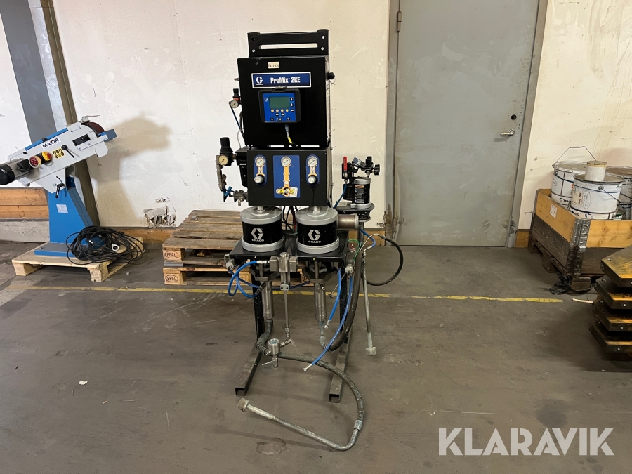 Färgpump Graco Promix 2KE, Sala, Klaravik auktioner