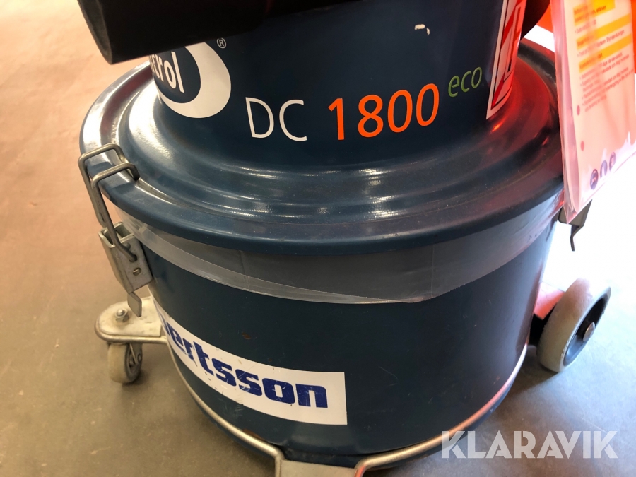 Klaravik Auktioner | Stoftavskiljare Dustcontrol DC 1800 eco