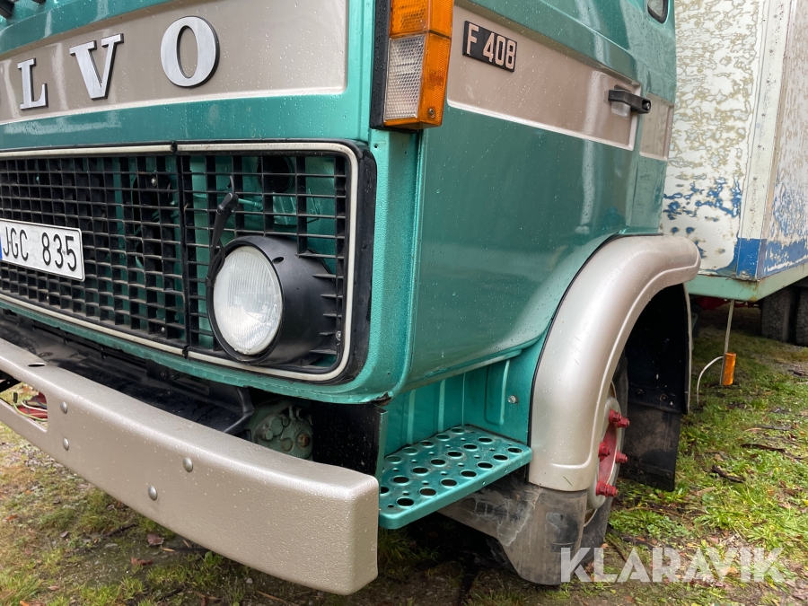 Veteranlastbil Volvo F408, Karlskrona, Klaravik auktioner