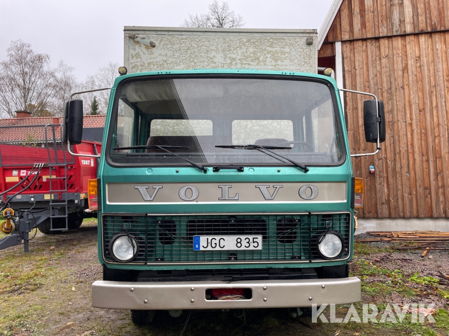 Veteranlastbil Volvo F408, Karlskrona, Klaravik auktioner