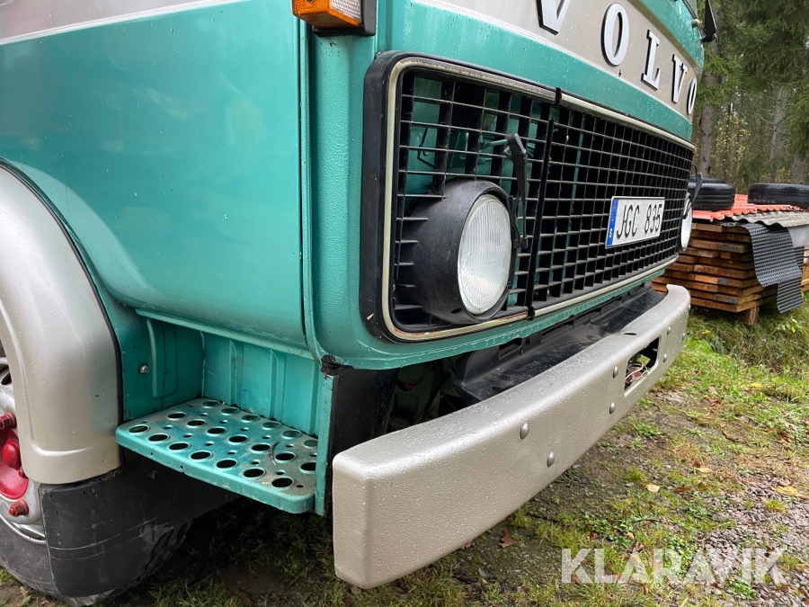 Veteranlastbil Volvo F408, Karlskrona, Klaravik auktioner