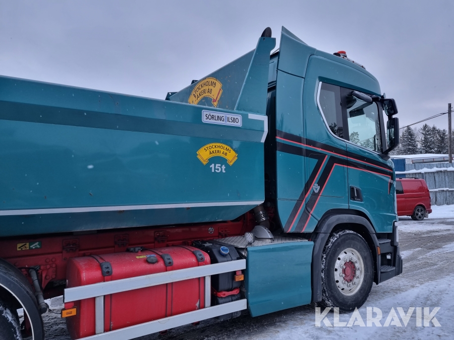 Schaktbil Scania R580, Huddinge, Klaravik auktioner