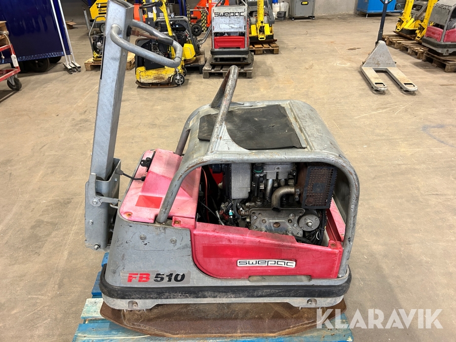 Vibratorpadda Swepac Fb 510, Ängelholm, Klaravik auktioner