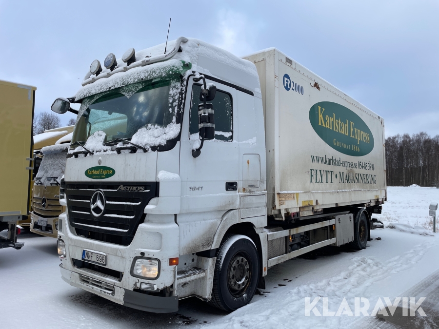 Lastbil Mercedes-Benz Actros 1841, Karlstad, Klaravik auktio