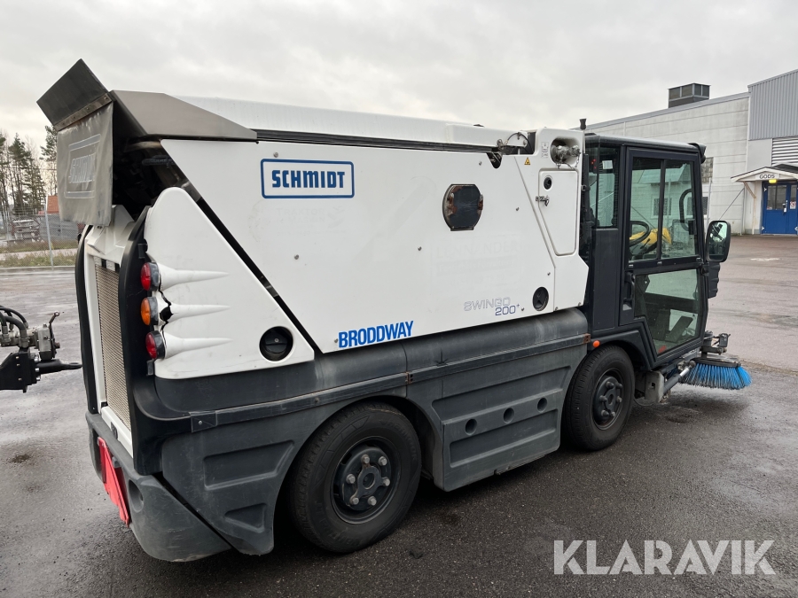 Sopmaskin Schmidt Swingo 200, Mjölby, Klaravik auktioner