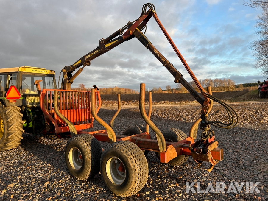 Skogsvagn K.T.S Maskin 9.5T, Hallsberg, Klaravik auktioner