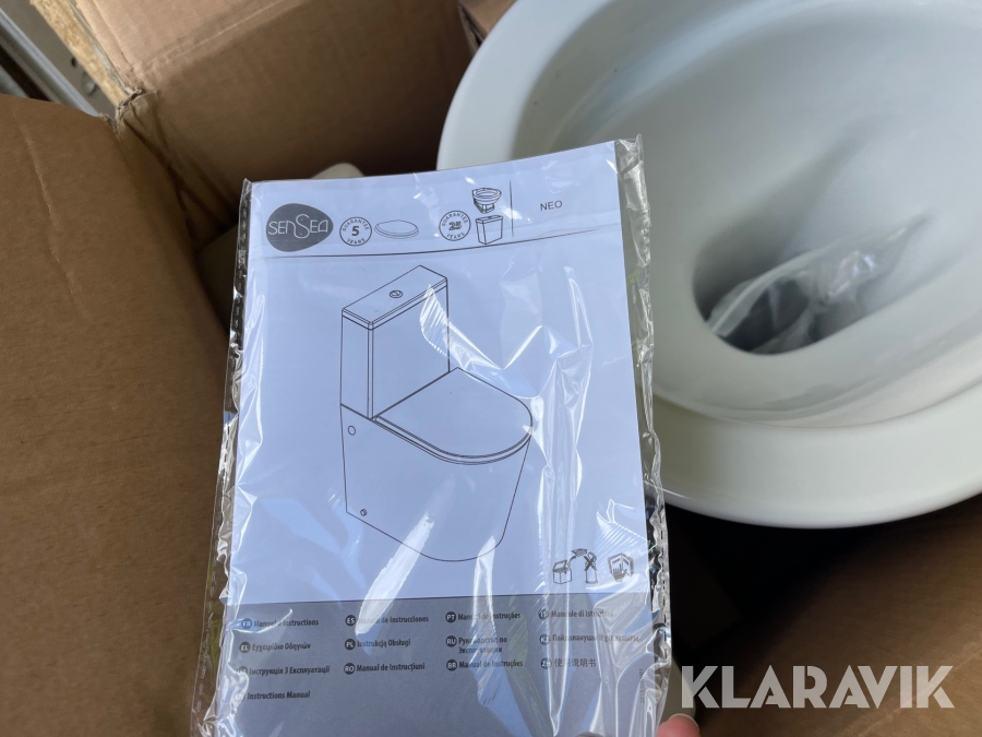 Toalettstol SenSea Neo, Göteborg, Klaravik auktioner