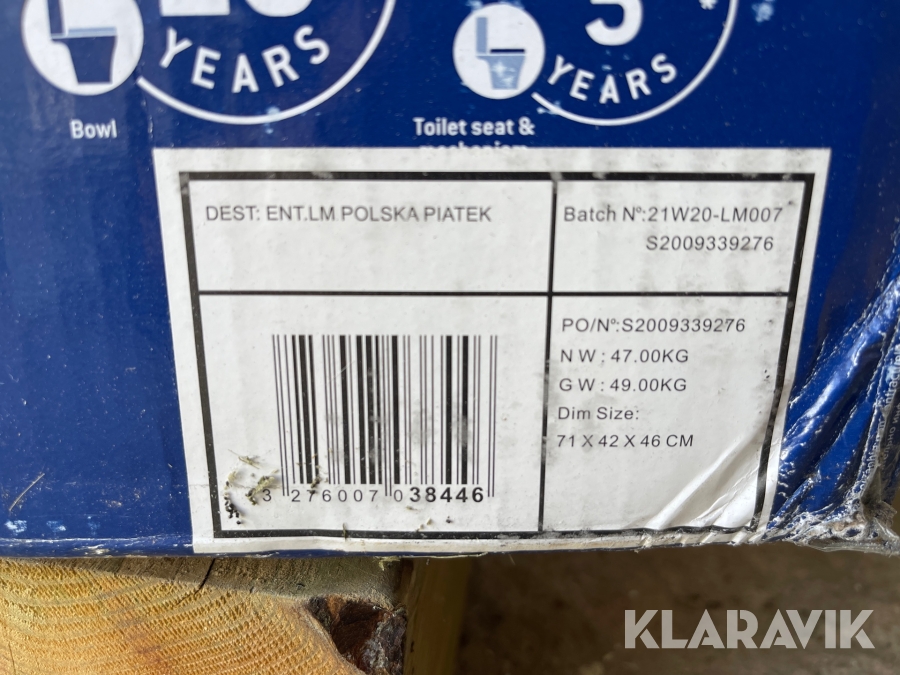 Toalettstol SenSea Neo, Göteborg, Klaravik auktioner