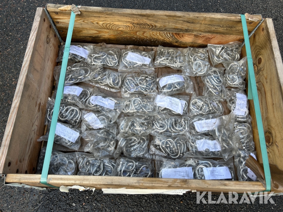 Byglar med mutter och bricka, Göteborg, Klaravik auktioner