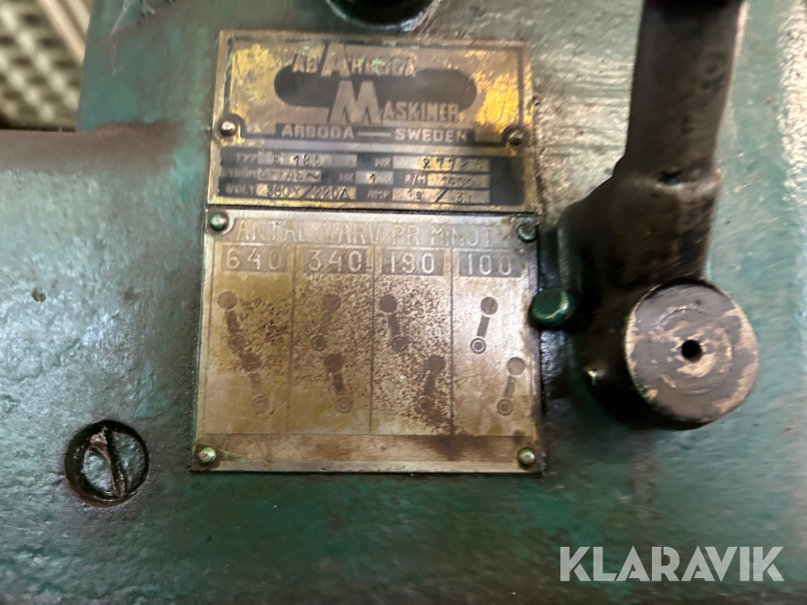 Pelarborrmaskin Arboga E 135, Falkenberg, Klaravik auktioner
