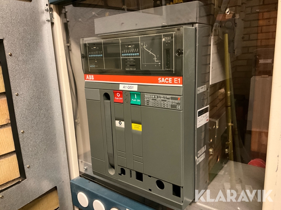 Effektbrytare ABB SACE E1B 12, Växjö, Klaravik auktioner