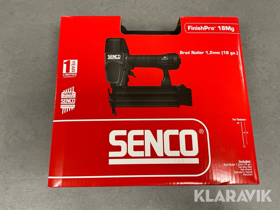 Spikpistol Senco Finishpro 18mg, Nyköping, Klaravik auktion