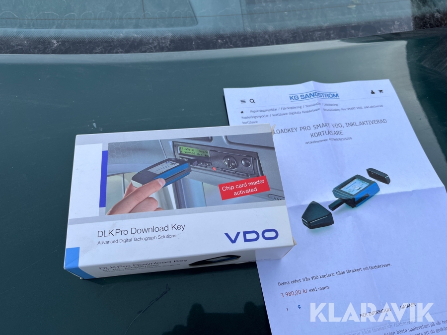 Kortläsare och kopieringsnyckel VDO DLK Pro, Nacka, Klaravik