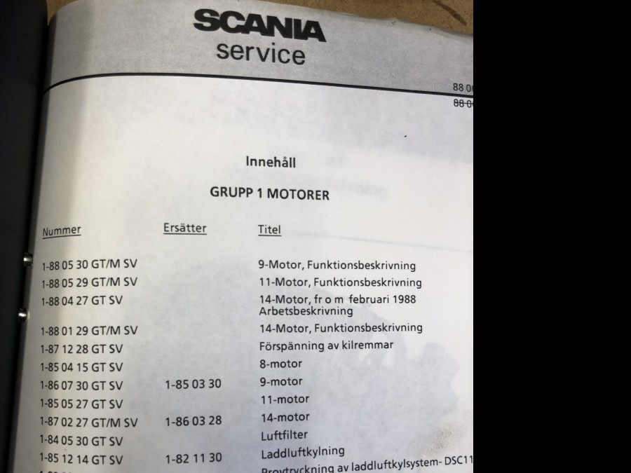 Klaravik Auktioner | Scania reparationshandbok