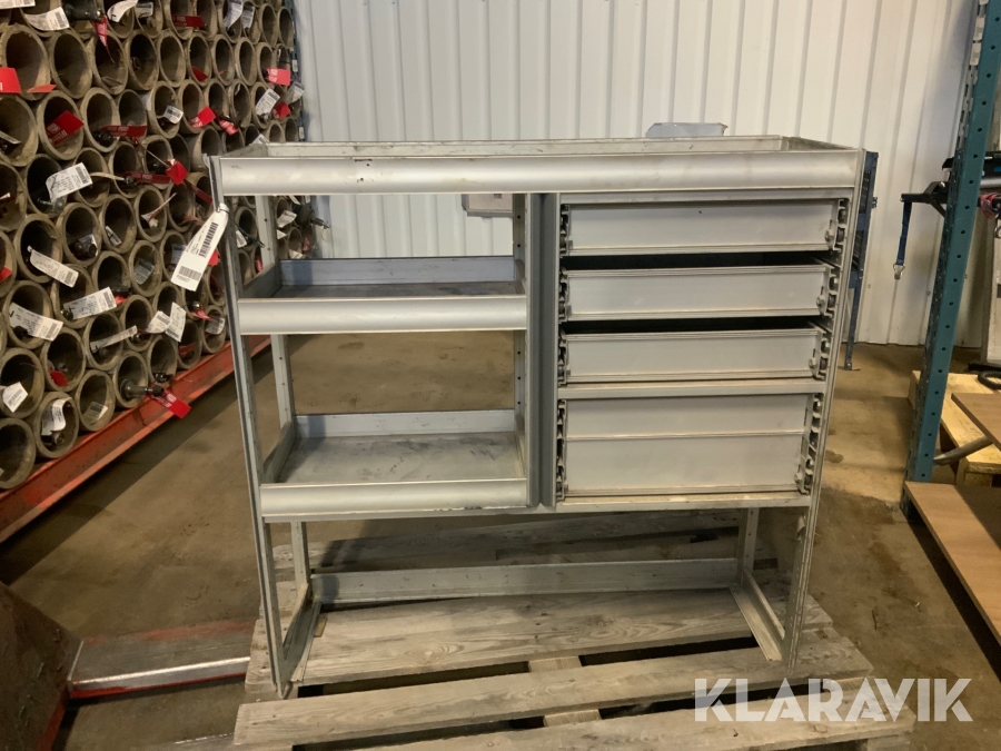 Verktygsinredning för skåpbil Modul system, Skövde, Klaravik
