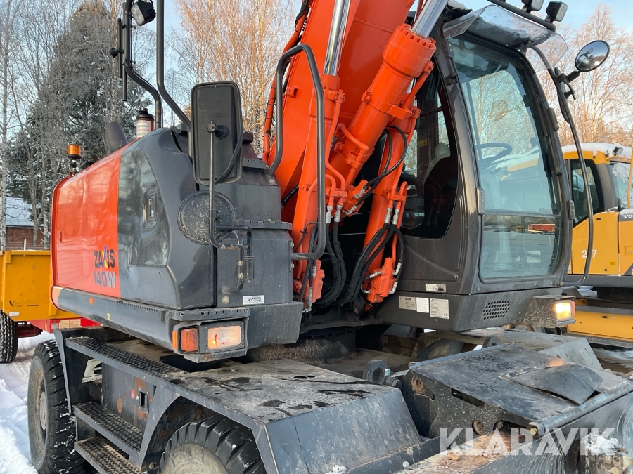 Grävmaskin Hitachi ZX140W, Orsa, Klaravik auktioner