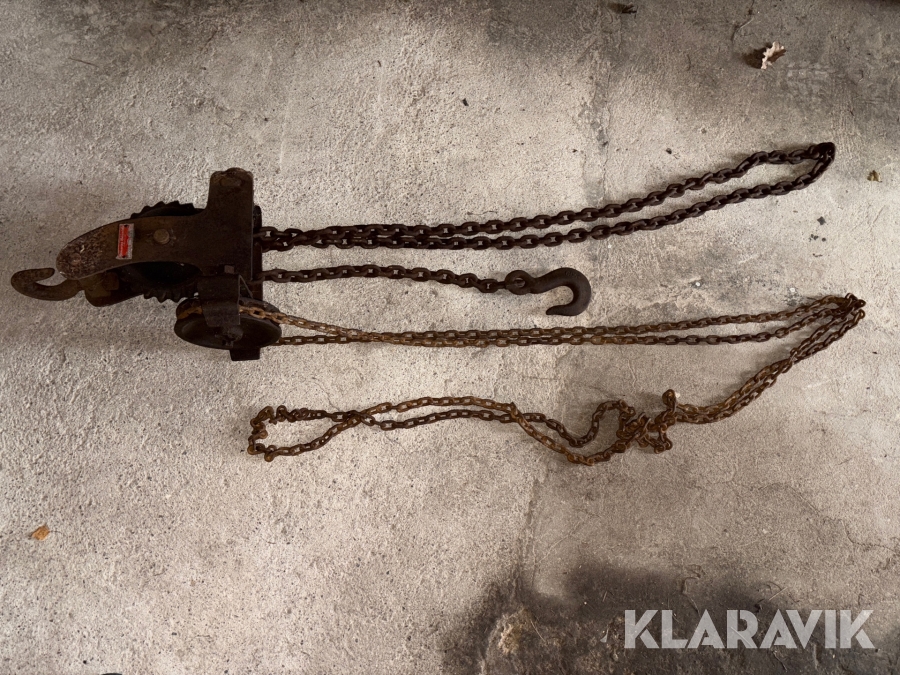 Lyftblock Månstorps 3m 500kg, Gotland, Klaravik auktioner