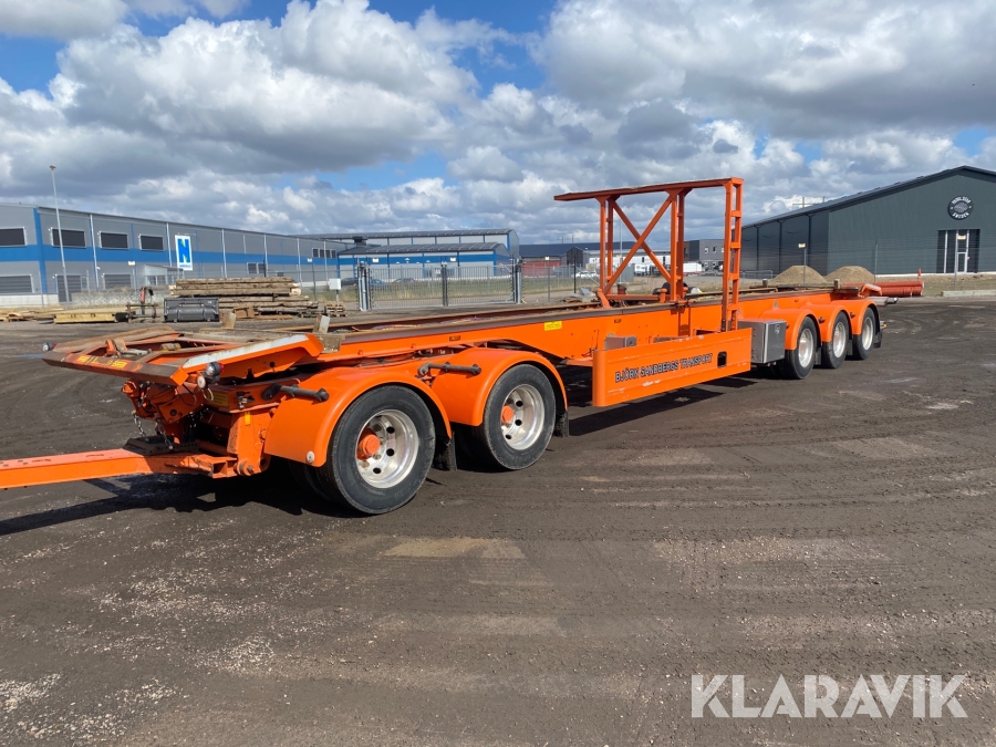 Lastväxlarsläp Kilafors 5-axl. LVX 19,5 "19,5" BPW, Bjuv, Kl