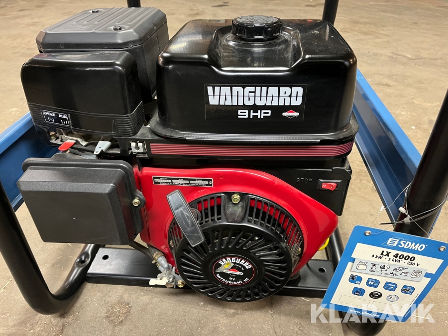 Generator SDMO LX 4000, Stockholm, Klaravik auktioner