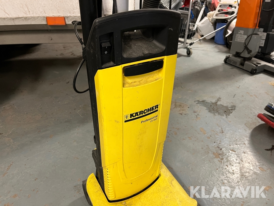Borstvalsdammsugare Kärcher CV48/2, Järfälla, Klaravik aukti